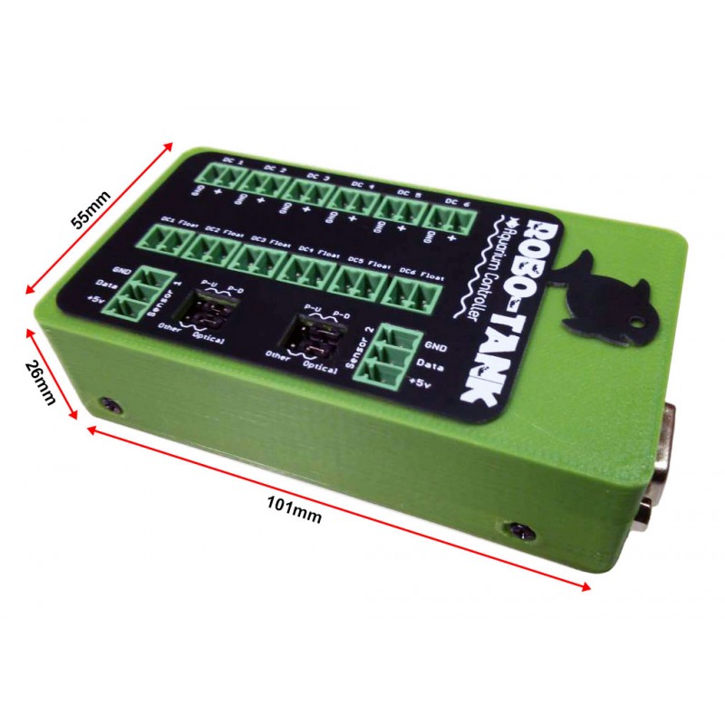Reef-pi Extension - 6 DC Ports + 2 Sensor Ports Fully Assembled